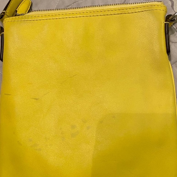 Coach | Bags | Coach Yellow Crossbody Bag | Poshmark
